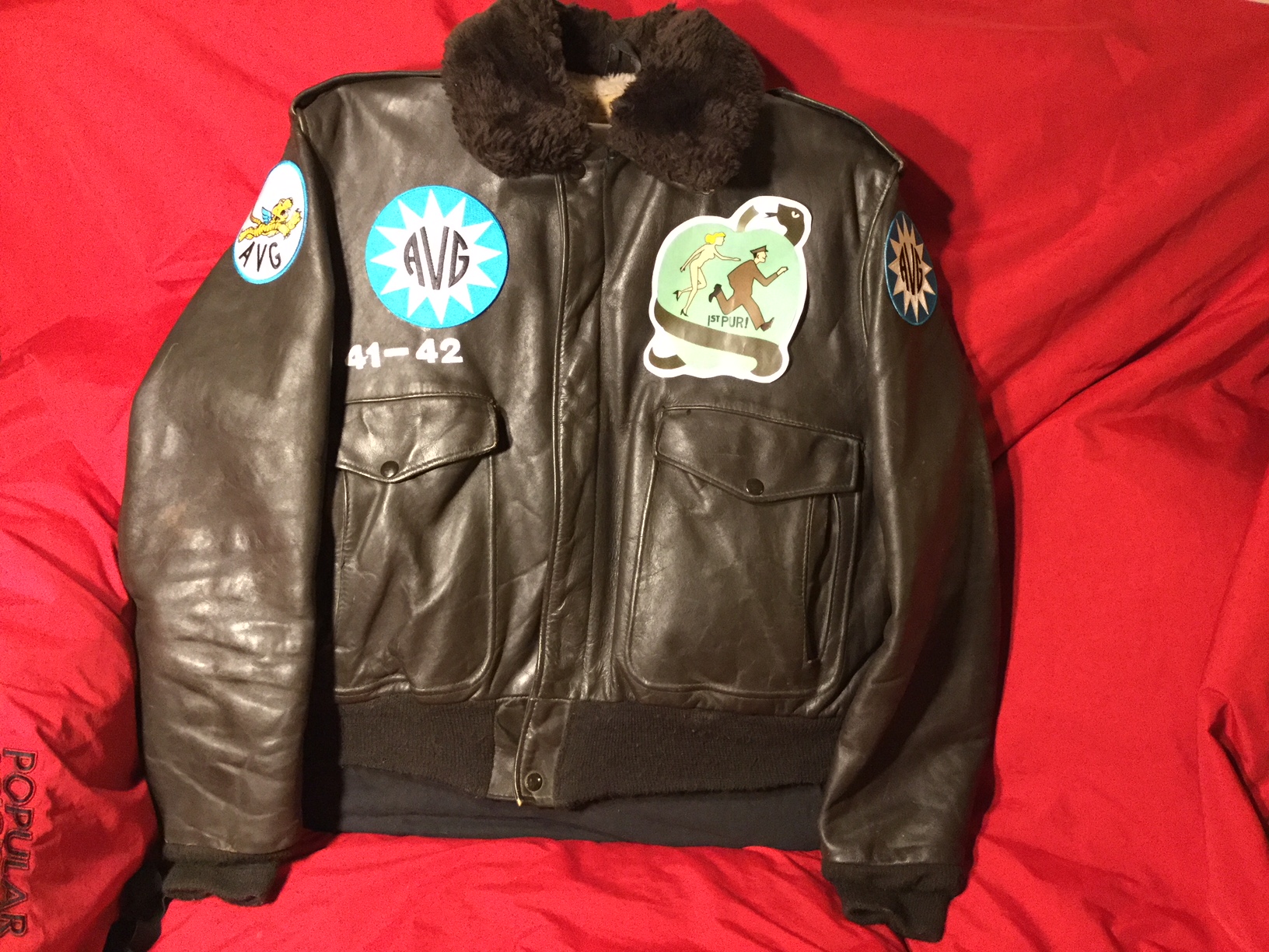 First squadron AVG Jacket | THE FLYING TIGERS | JOHNNIE PETACH